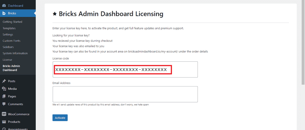 Getting Started | Beginners Guide | Bricks Admin Dashboard
